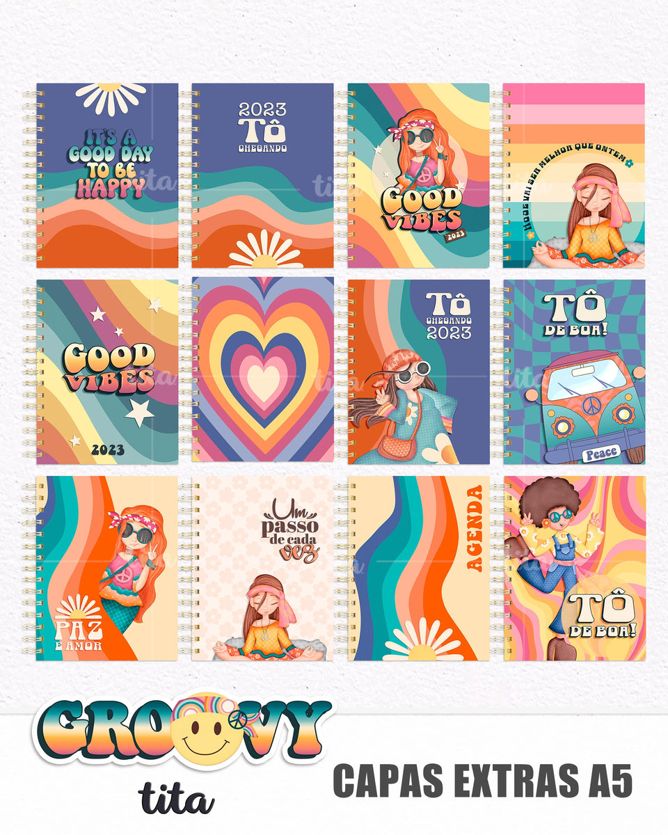 Groovy - Capas Extras A5 – Tita Estúdio Criativo