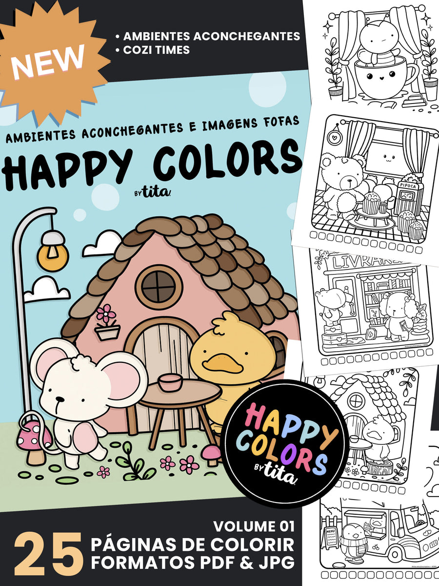 Happy Colors - Volume 1 – Tita Estúdio Criativo