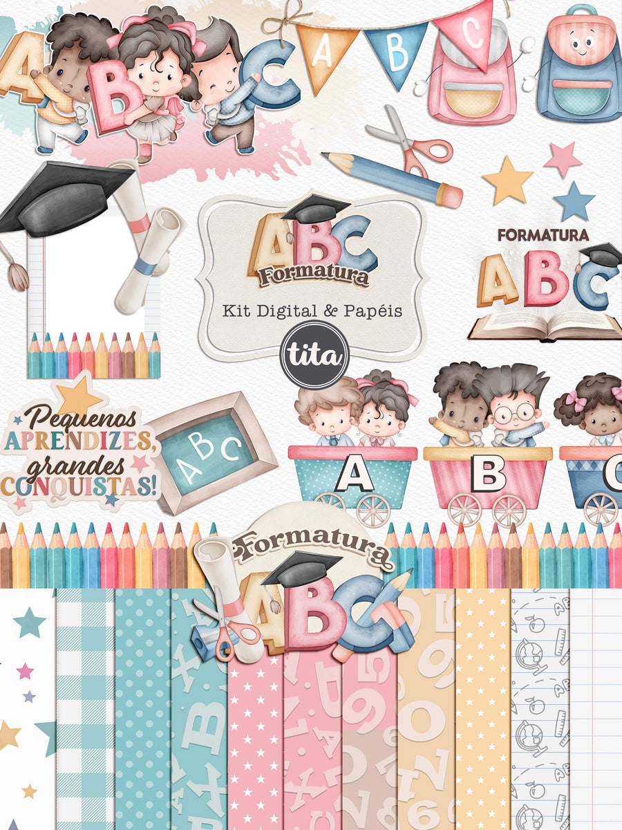 Formatura ABC - Kit Digital – Tita Estúdio Criativo