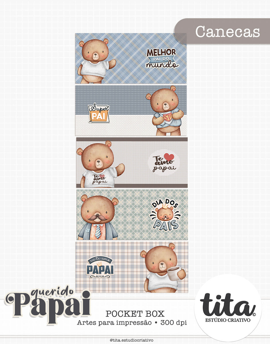 Querido Papai - Pocket Box – Tita Estúdio Criativo