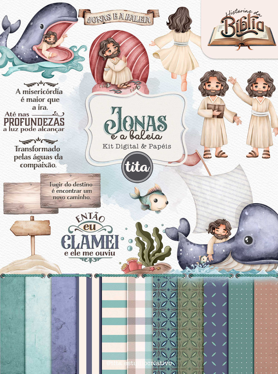 Histórias da Bíblia - Jonas e a Baleia – Tita Estúdio Criativo