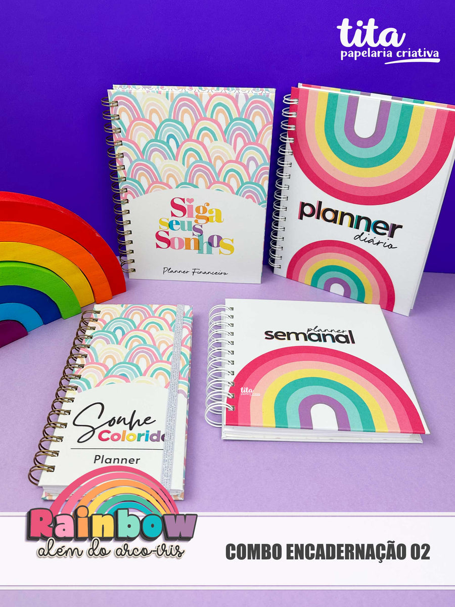 Rainbow - Combo Encadernação 02 – Tita Estúdio Criativo