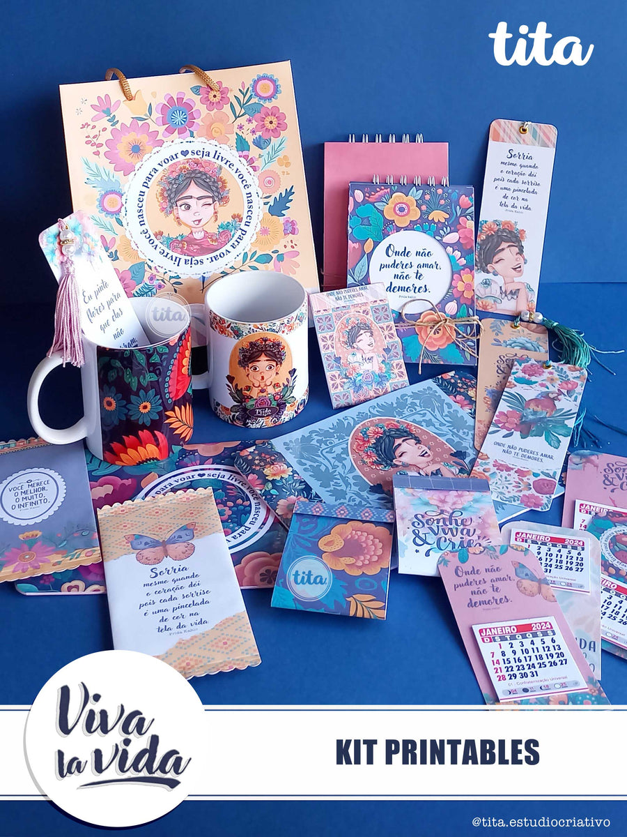 Viva La Vida - Kit Printables – Tita Estúdio Criativo
