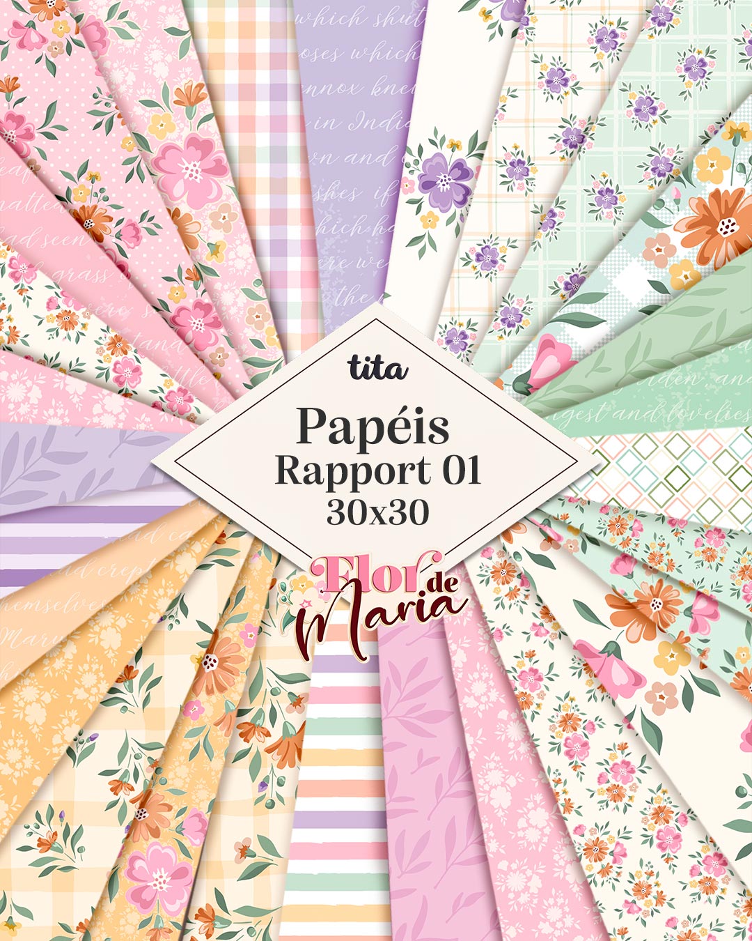 Flor de Maria - Combo Papéis – Tita Estúdio Criativo
