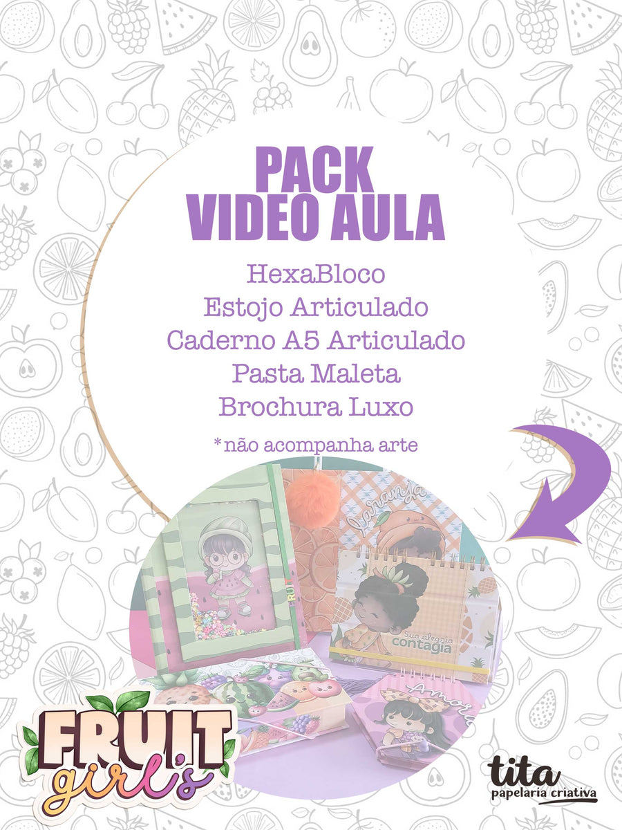 Fruit Girls - Video Aulas Encadernação Especial – Tita Estúdio Criativo