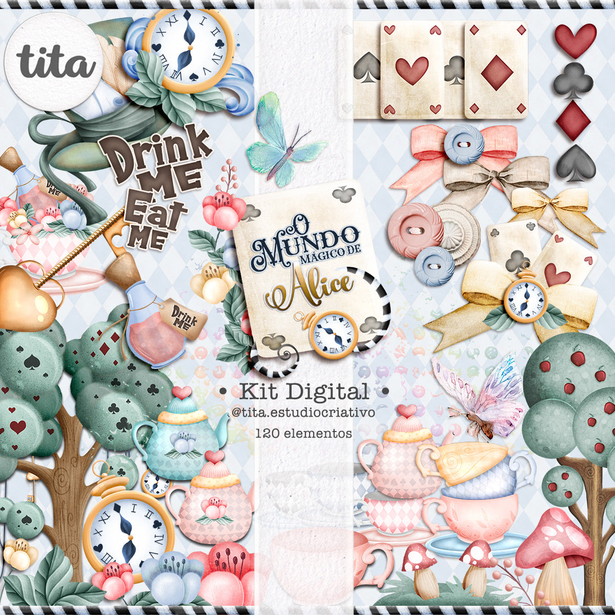 Alice - Kit Digital – Tita Estúdio Criativo