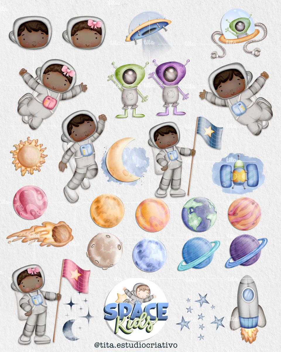 Uma Aventura Espacial - Space Kids – Tita Estúdio Criativo
