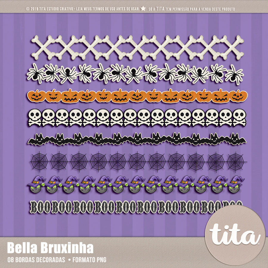 Bella Bruxinha • Borders – Tita Estúdio Criativo