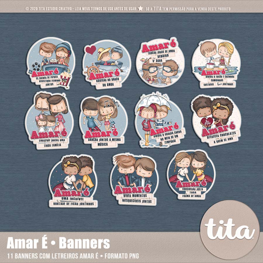 Amar é - Banners – Tita Estúdio Criativo
