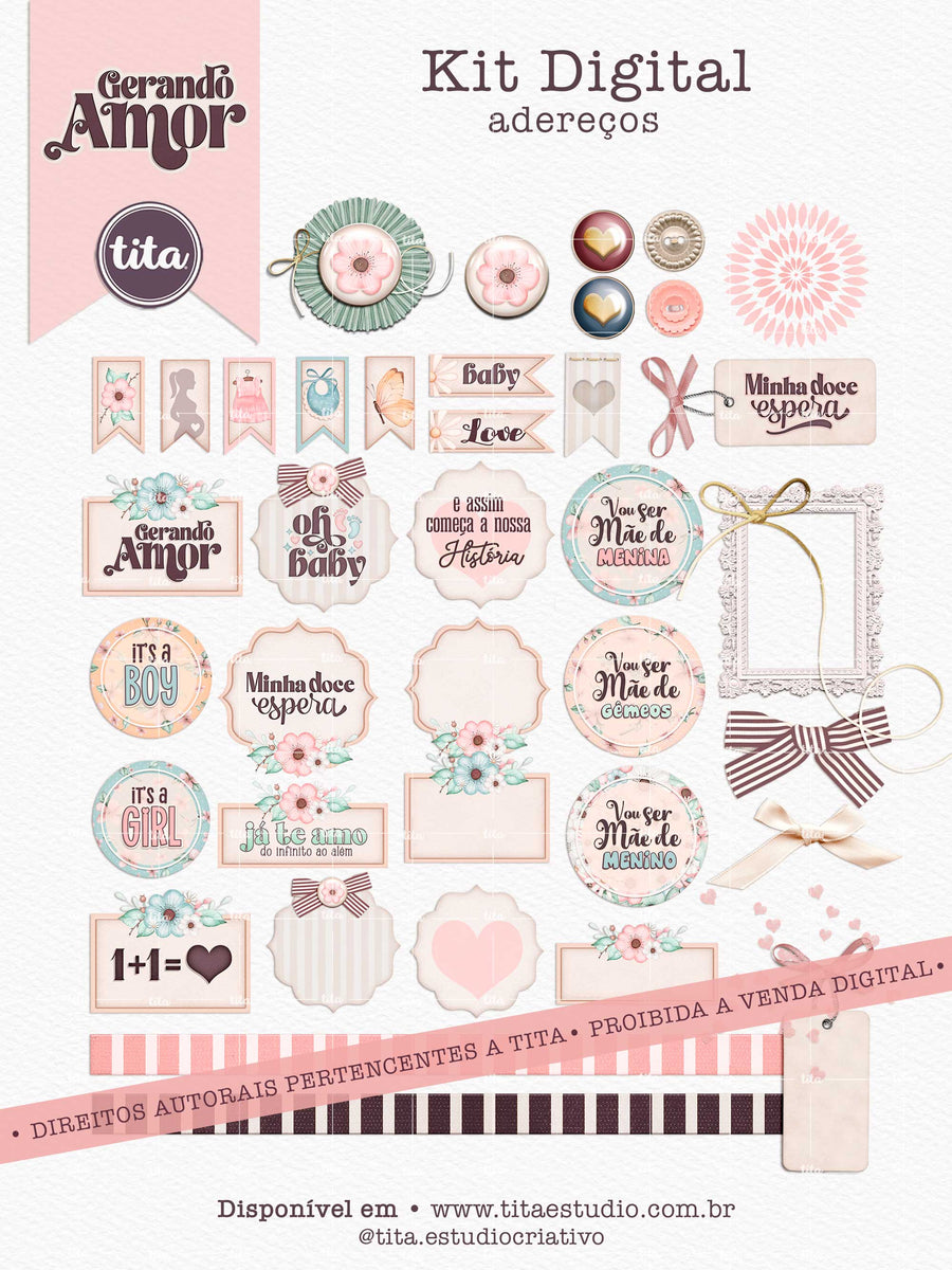 Gerando Amor - Kit Digital – Tita Estúdio Criativo
